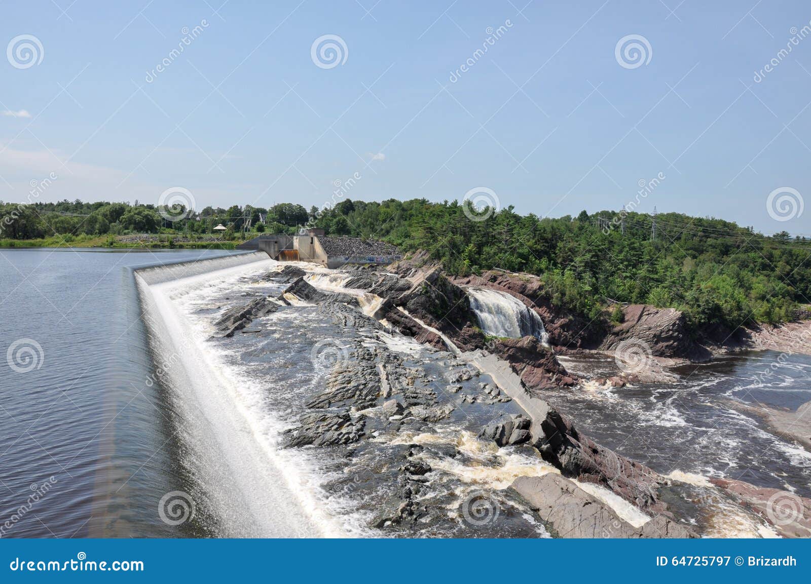 Waterfalls of Charny, Quebec, Canada Stock Image - Image of travel ...