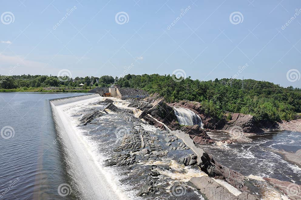 Waterfalls of Charny, Quebec, Canada Stock Image - Image of travel ...