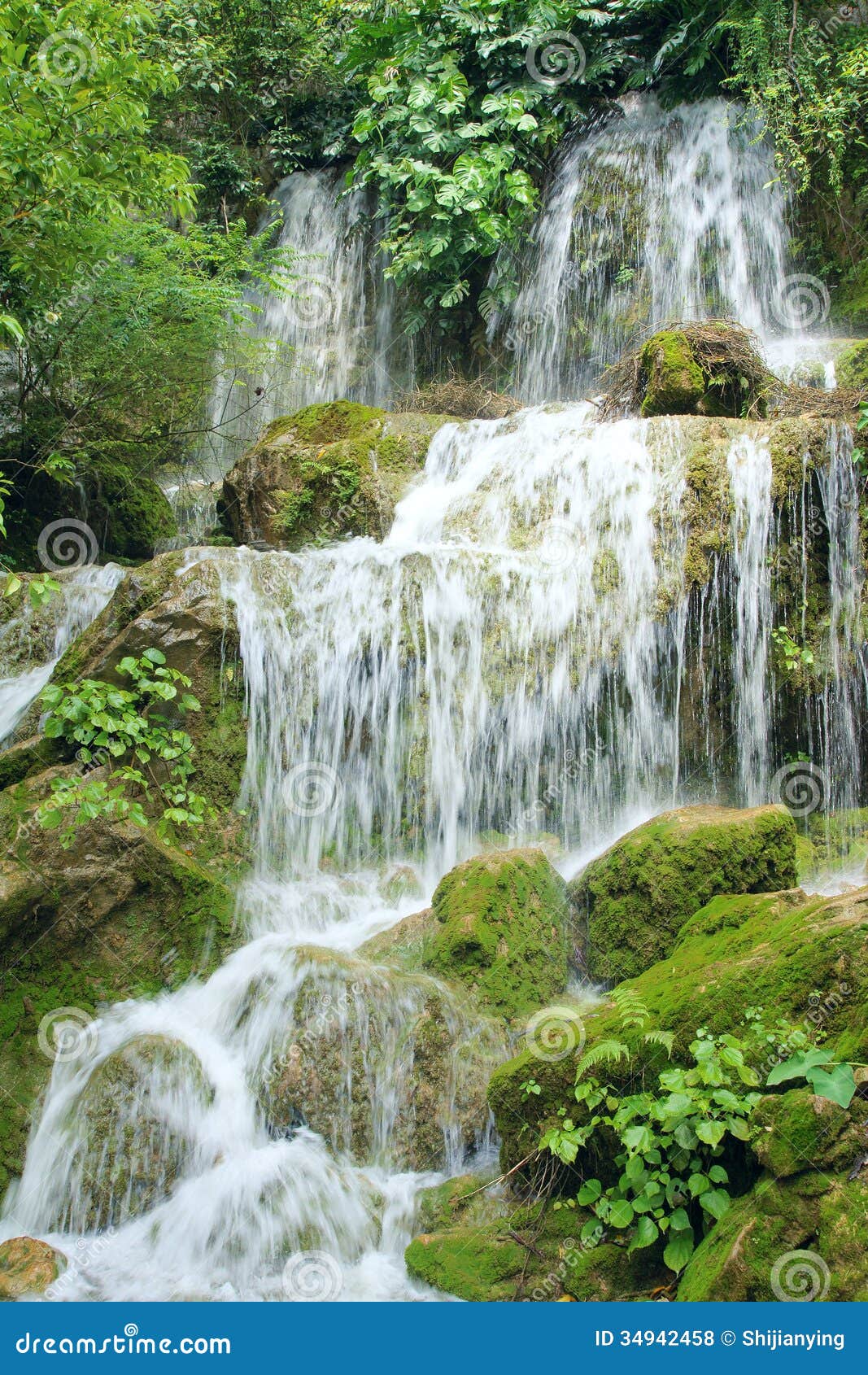 Waterfalls stock photo. Image of nature, flow, flowing - 34942458