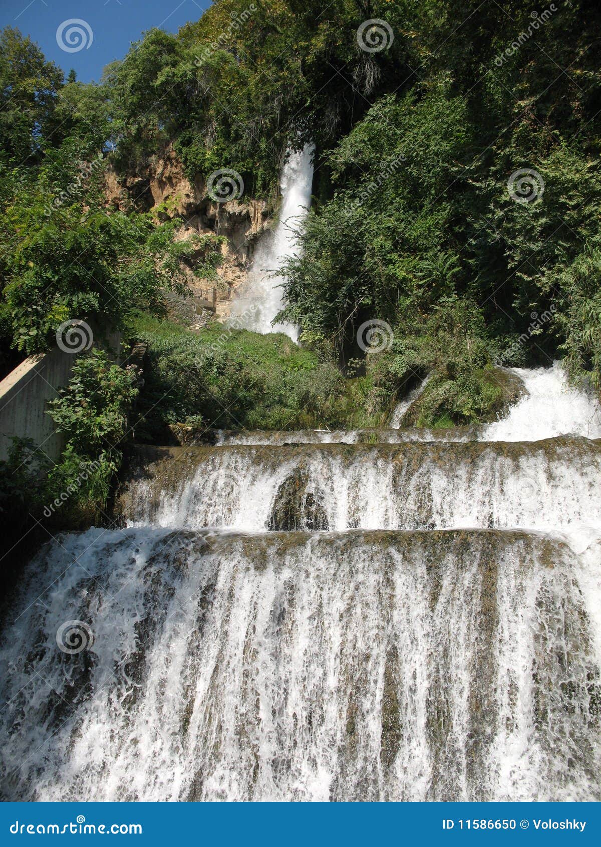 Waterfalls in Edessa, Greece Stock Photo - Image of vigour, affluent ...