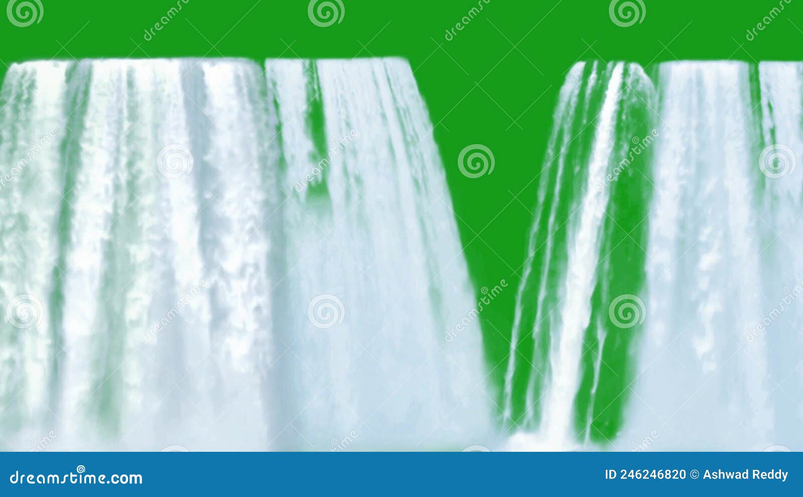 Waterfalls Green Screen Motion Graphics Stock Footage - Video of ...