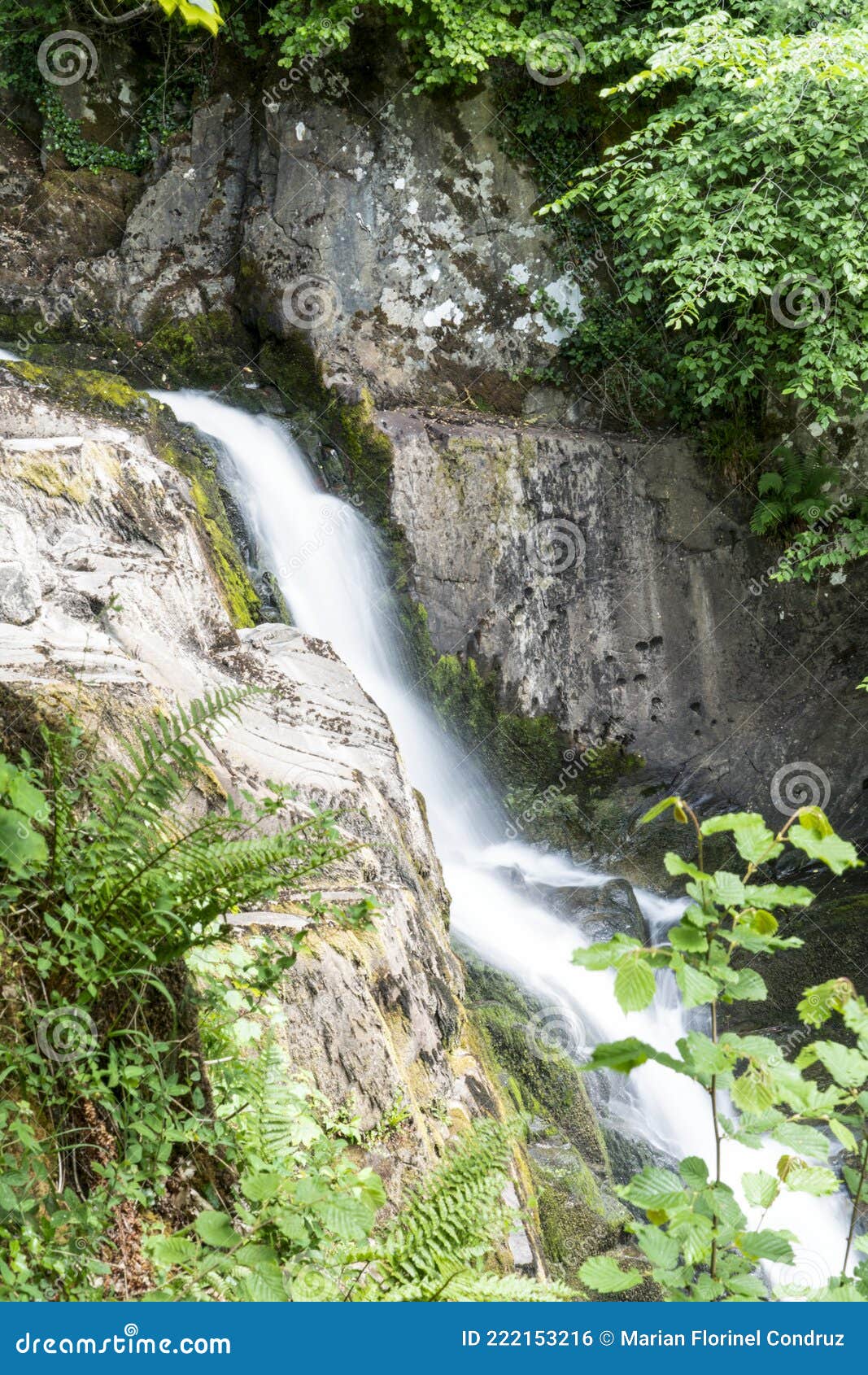 Waterfalls at Ingleton Waterfalls Trail in the UK Stock Photo - Image ...
