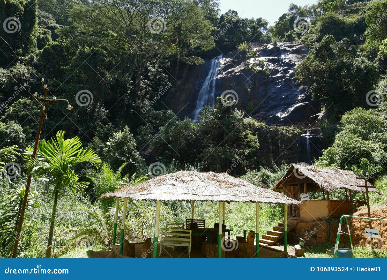 Waterfalls at Kandy in Sri Lanka Stock Photo - Image of landscape ...