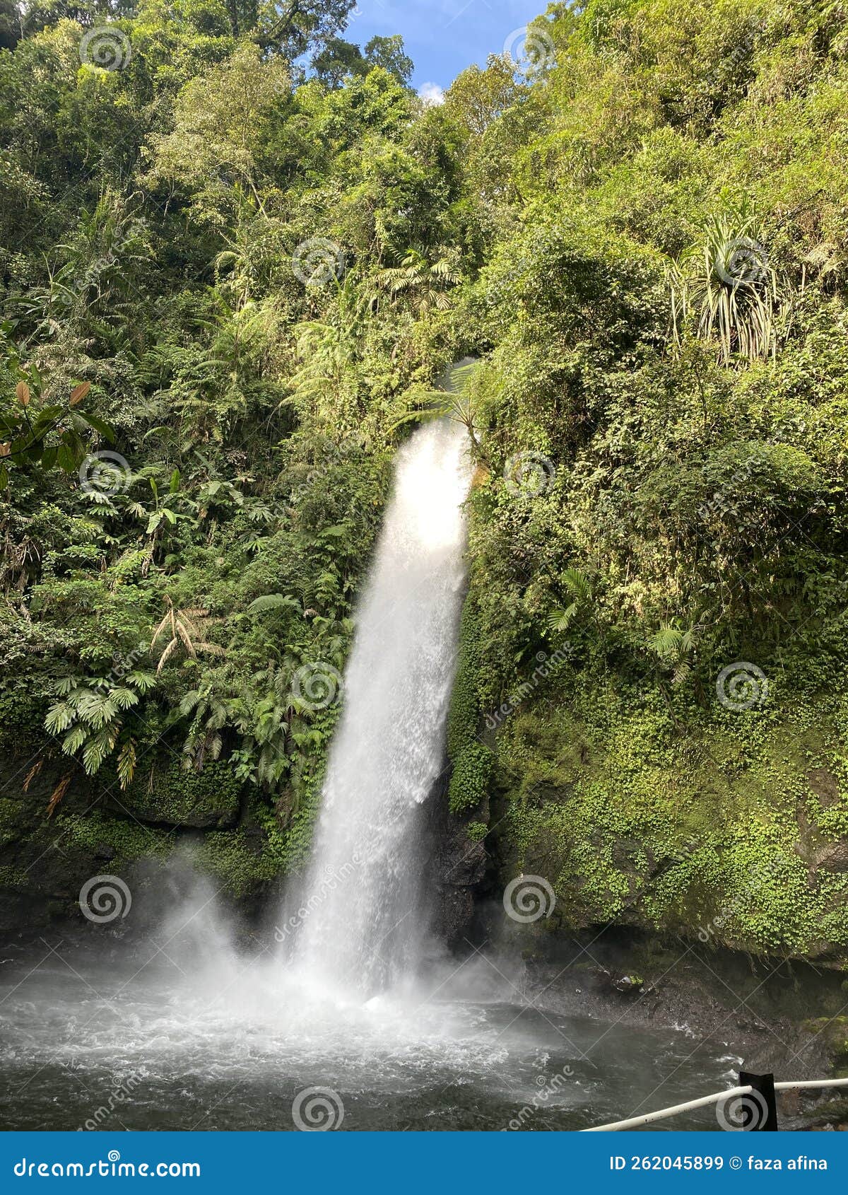 Waterfalls stock image. Image of full, waterfall, single - 262045899