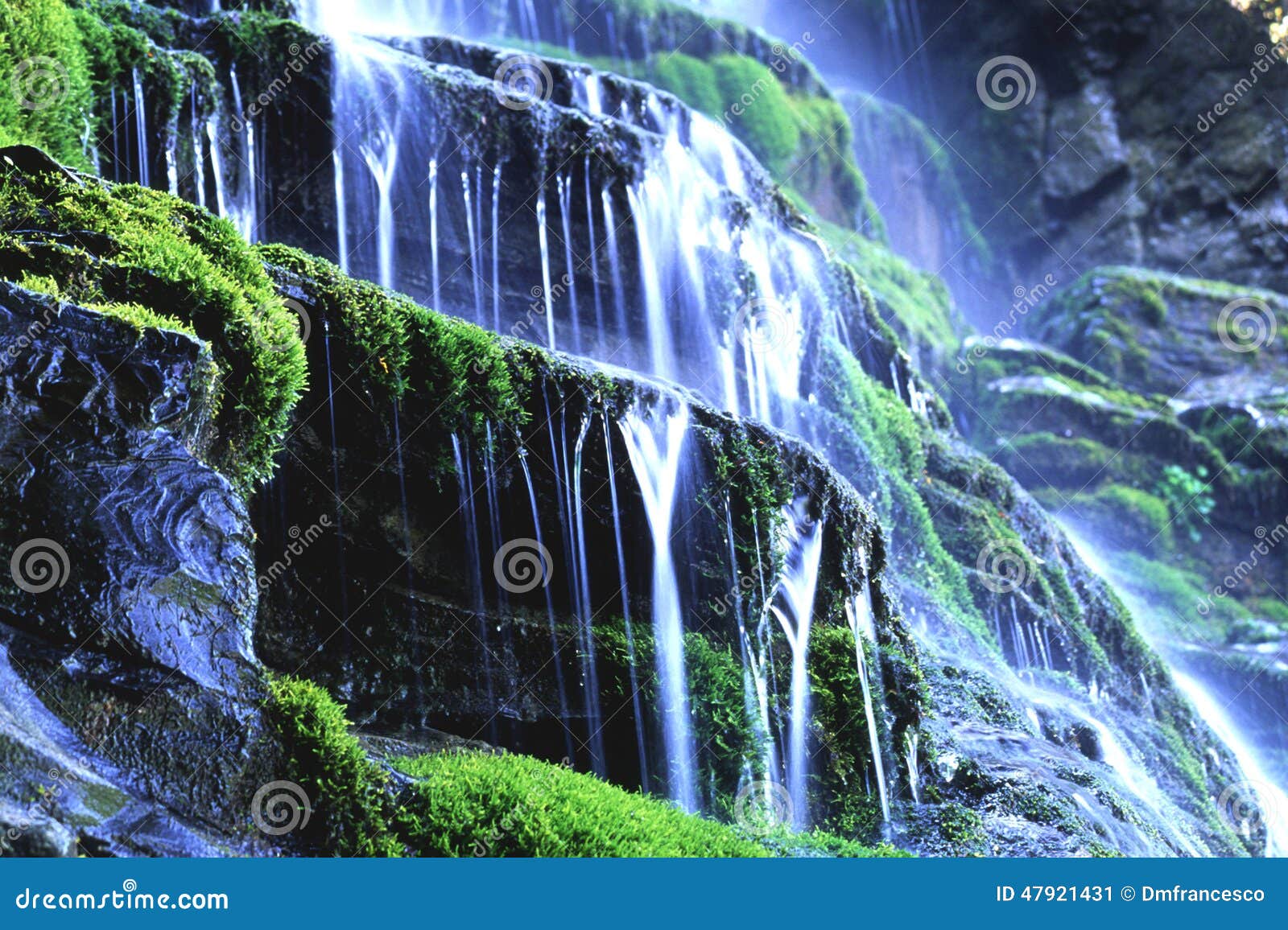 Waterfalls Mountain Springs Stock Image - Image of waterfalls, mountain ...