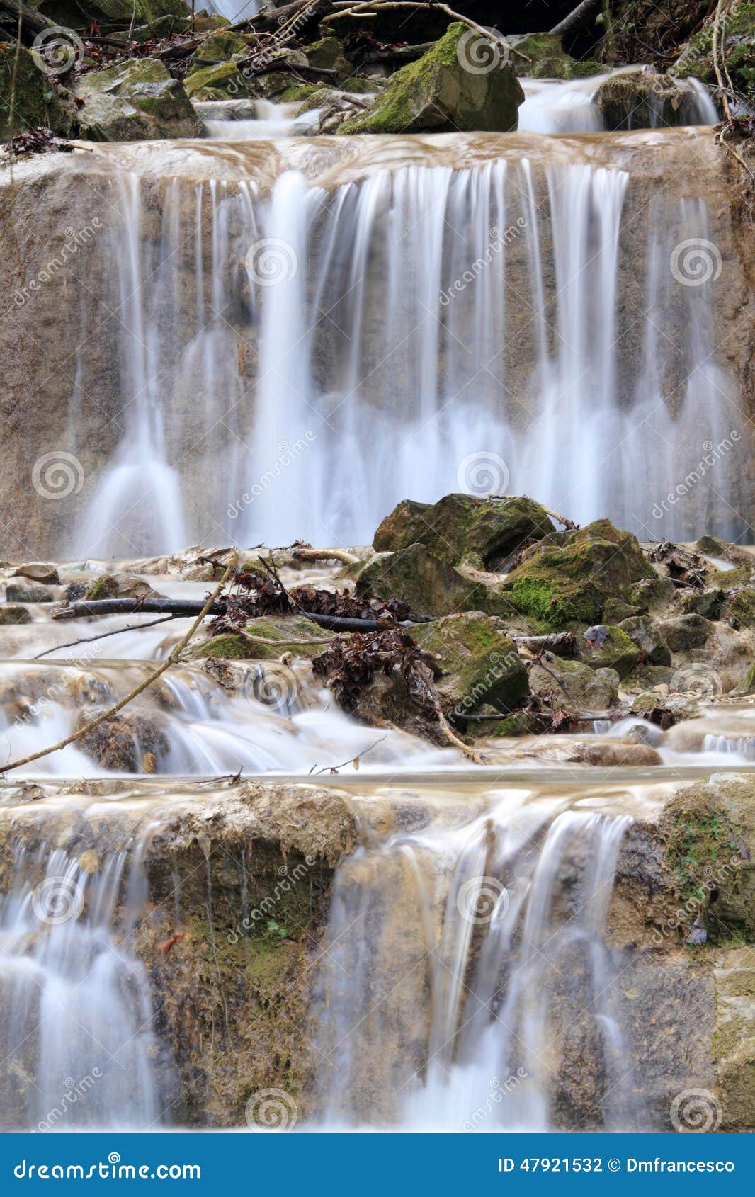 Waterfalls Mountain Springs Stock Photo - Image of moss, brown: 47921532