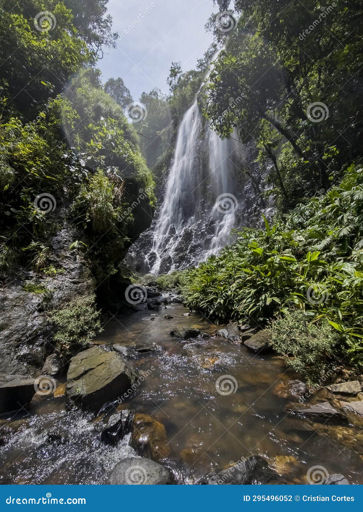 Waterfalls in the Mountains of Panama Stock Photo - Image of waterfall ...