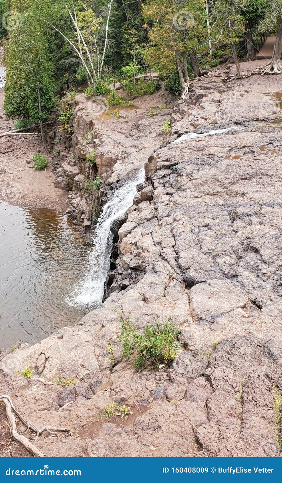 Waterfalls in the open stock image. Image of open, rocks - 160408009