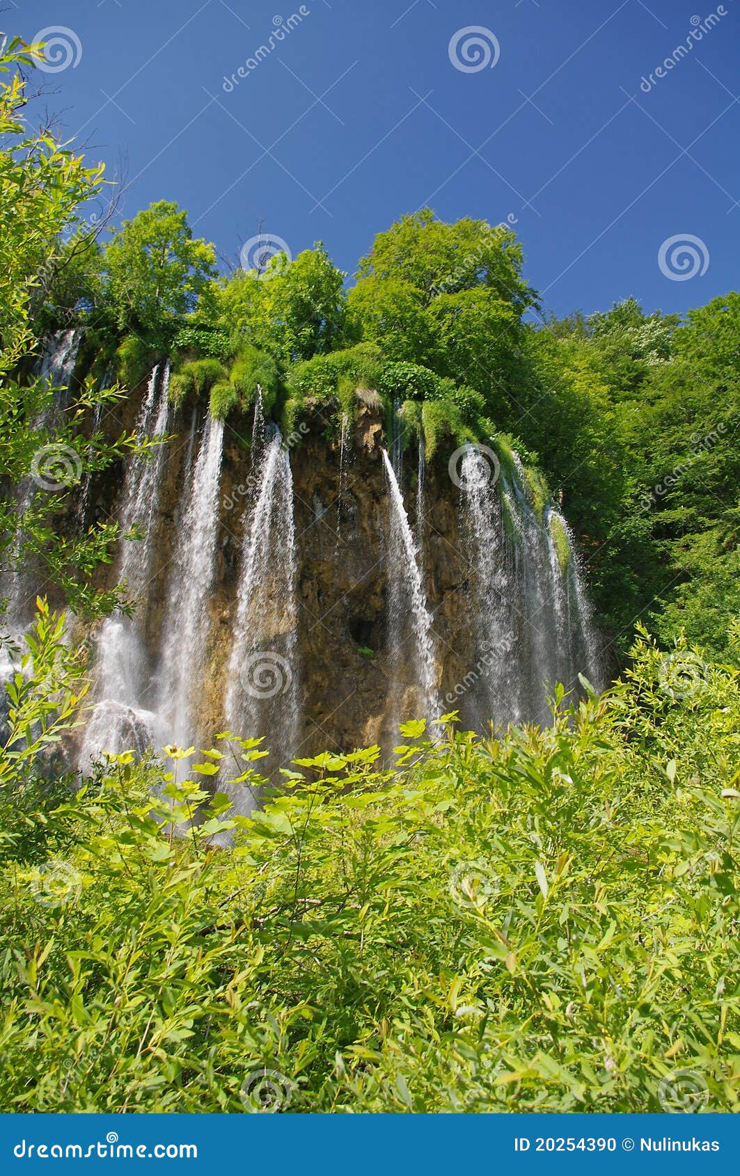 Waterfalls of Plitvica, Croatia Stock Photo - Image of nature, flowing ...