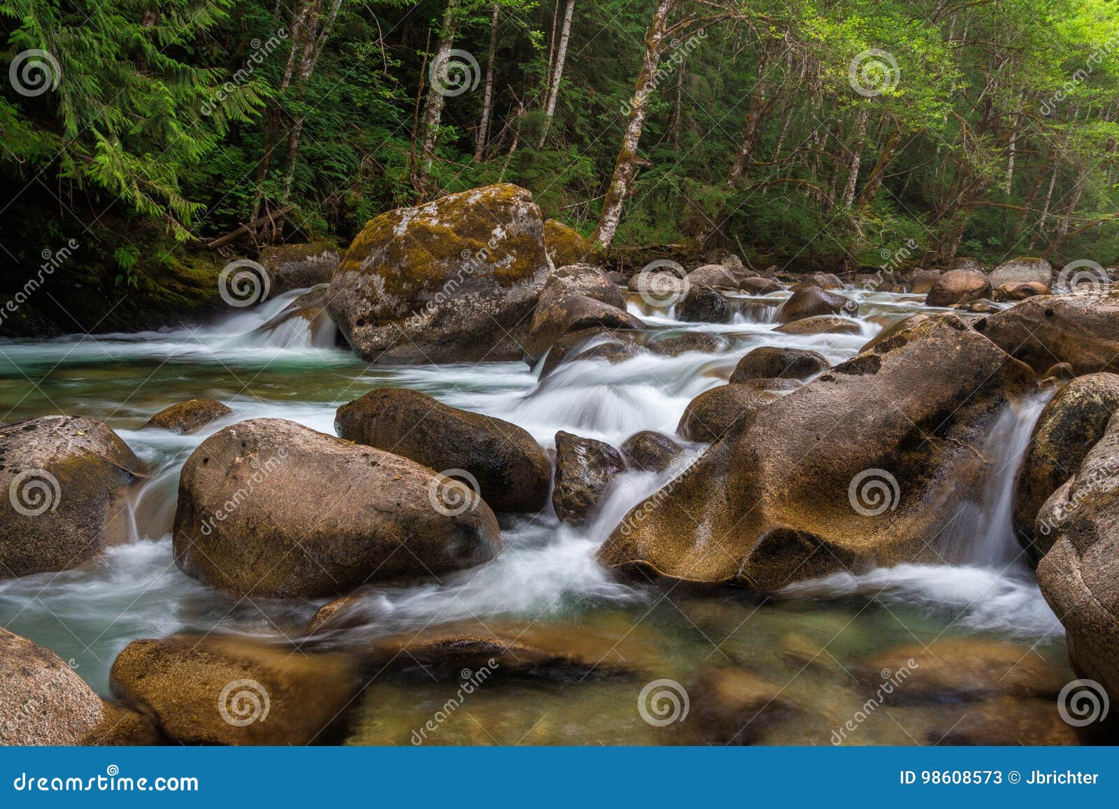The Rapid River, Washington State Stock Image - Image of range ...