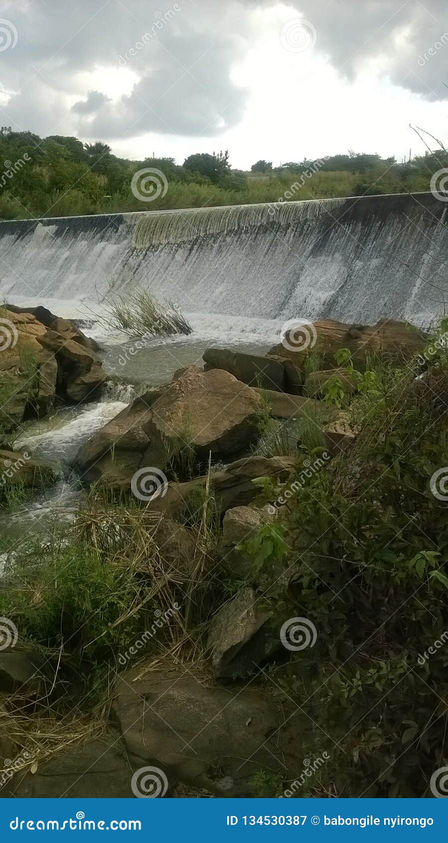 Waterfalls stock image. Image of trees, april, river - 134530387