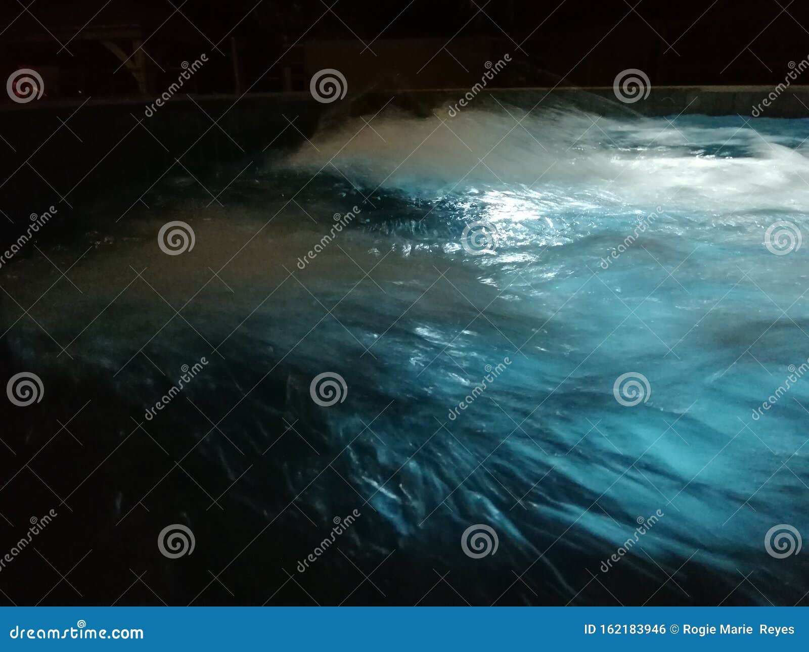 Waterflow stock photo. Image of blue, waterflow, pool - 162183946