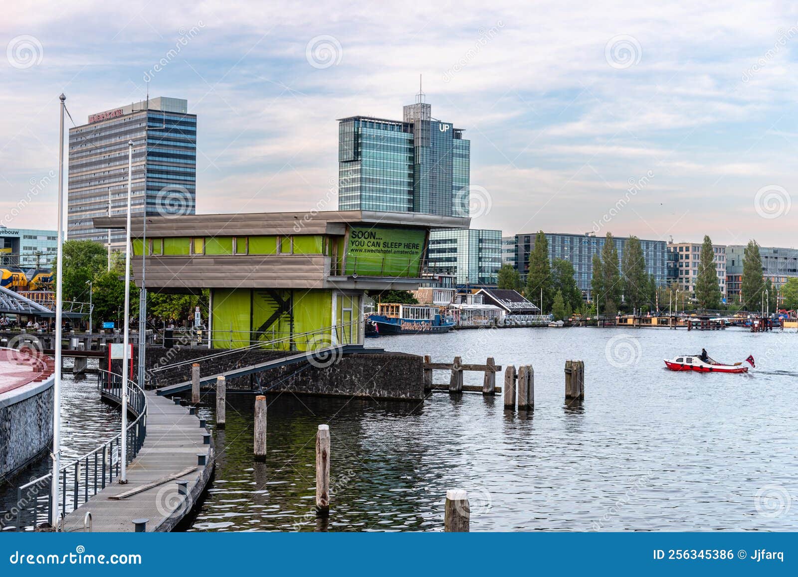 Waterfront in Amsterdam with New Luxury Residential Developments ...