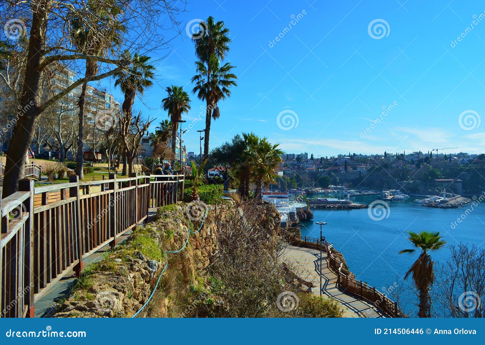 Waterfront in Antalya in Turkey Stock Photo - Image of waterfront ...