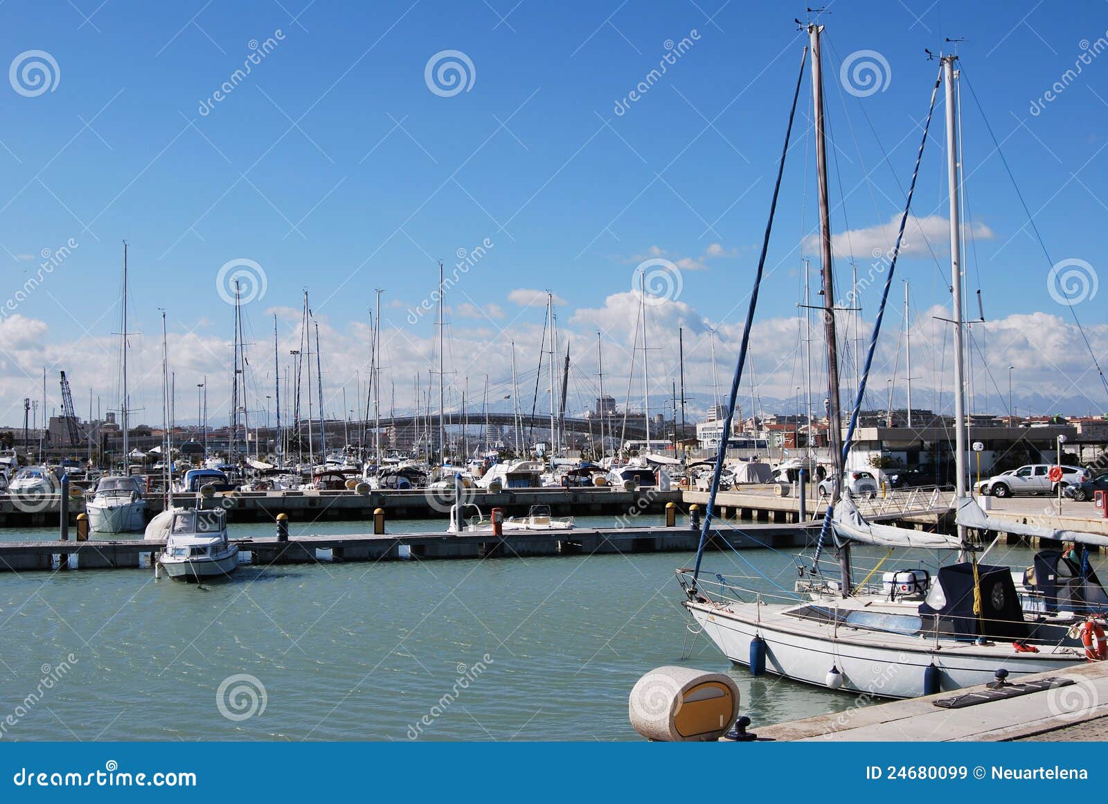 The Waterfront and Beach of Pescara Stock Image - Image of abruzzi ...