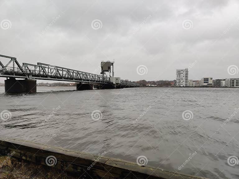 Waterfront with Bridge and Coast View Stock Image - Image of europe ...