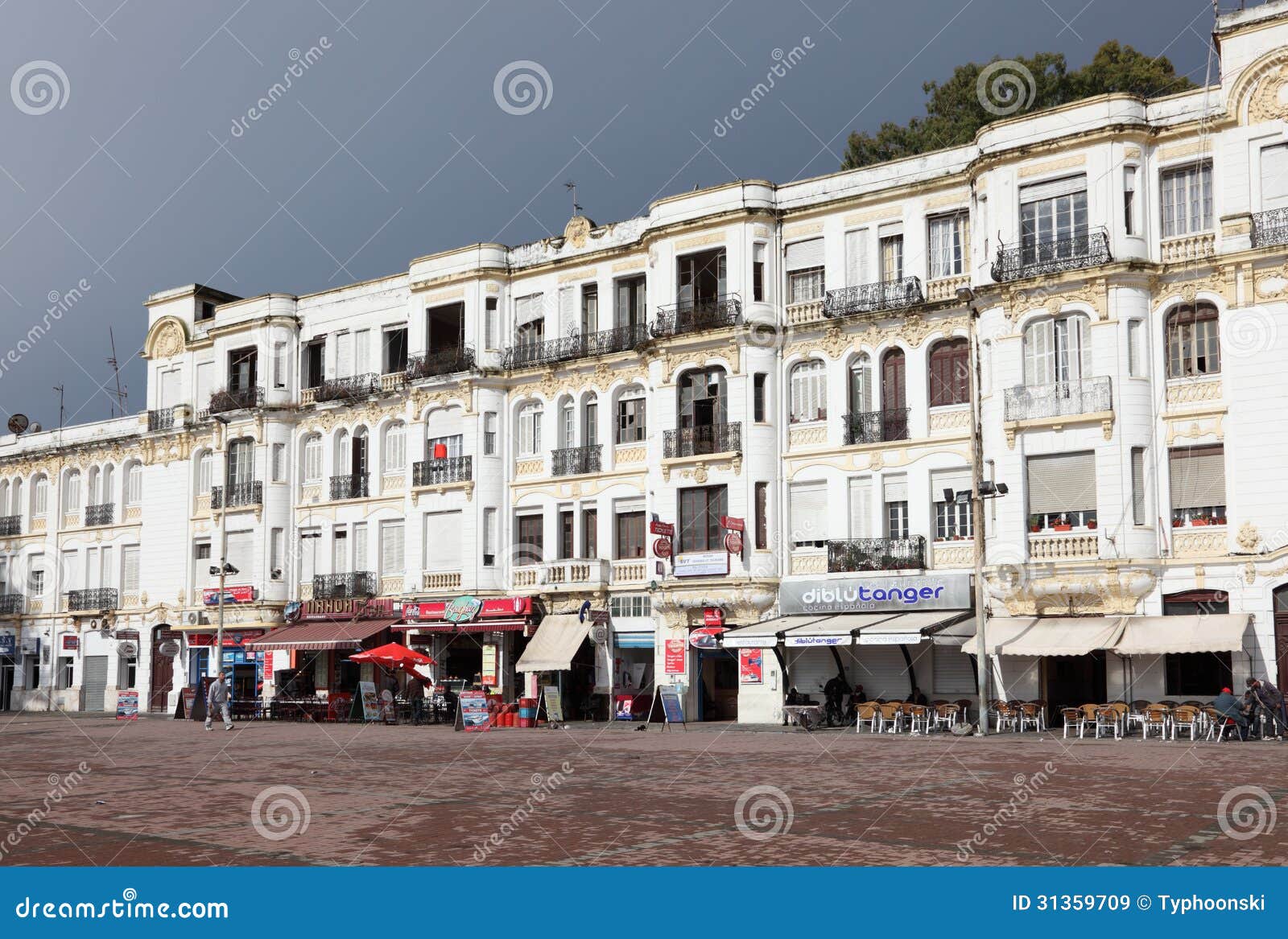 Waterfront Buildings in Tangier, Morocco Editorial Stock Image - Image ...