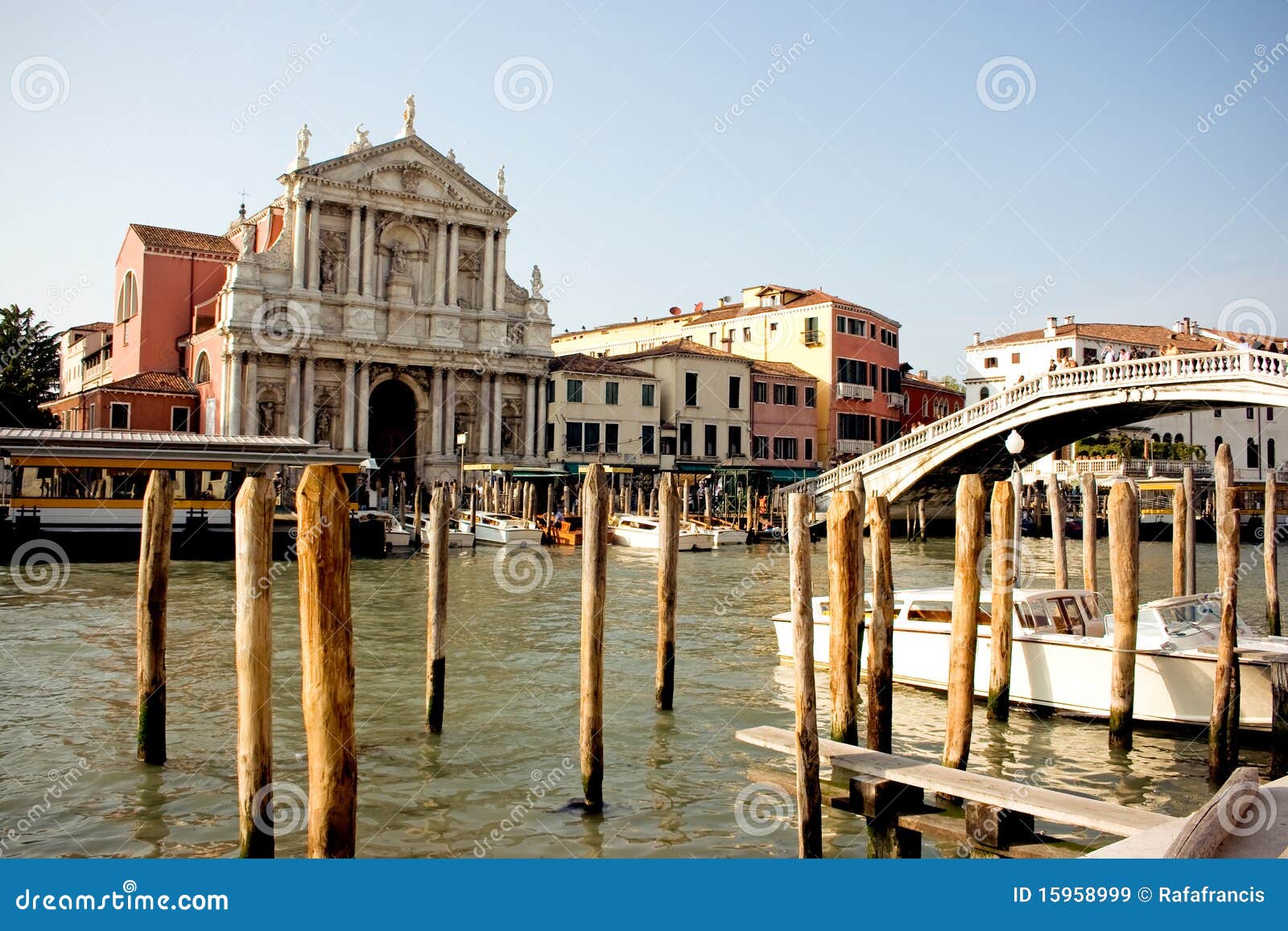 Waterfront Buildings Venice Stock Image - Image of famous, building ...