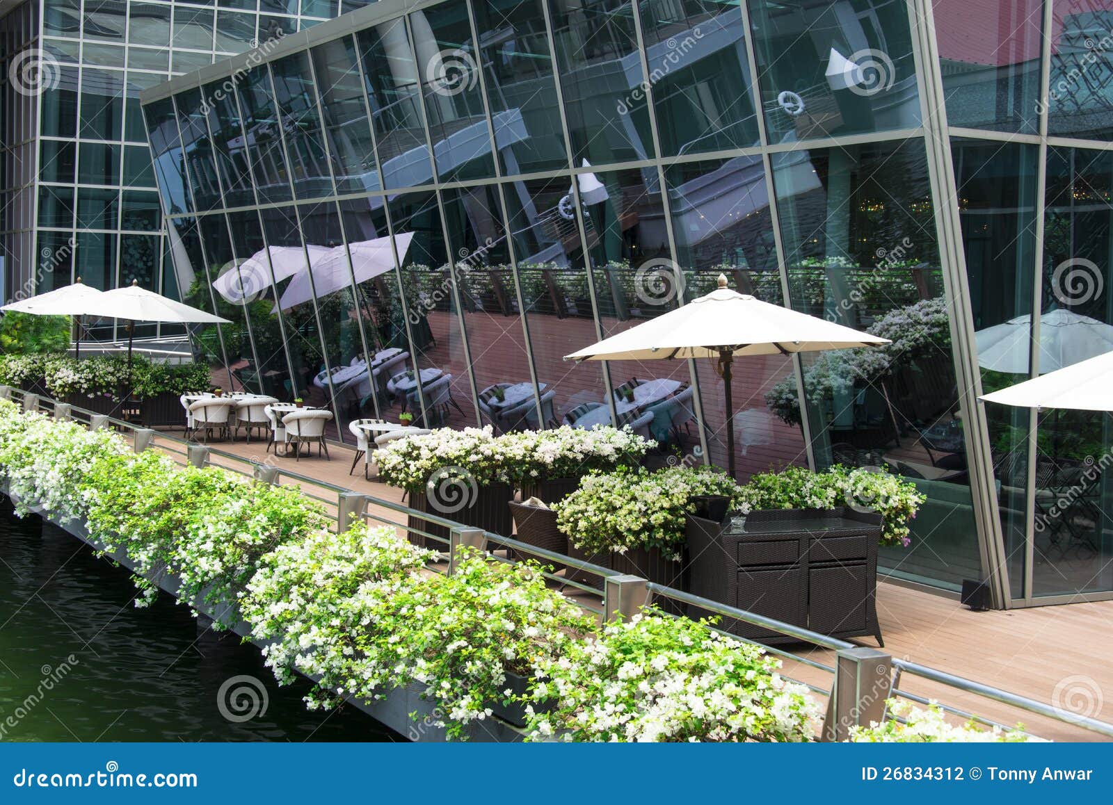 Waterfront Cafe stock photo. Image of luxurious, chair - 26834312