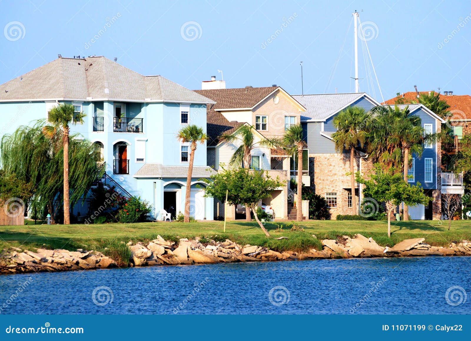 Waterfront Community stock image. Image of community - 11071199