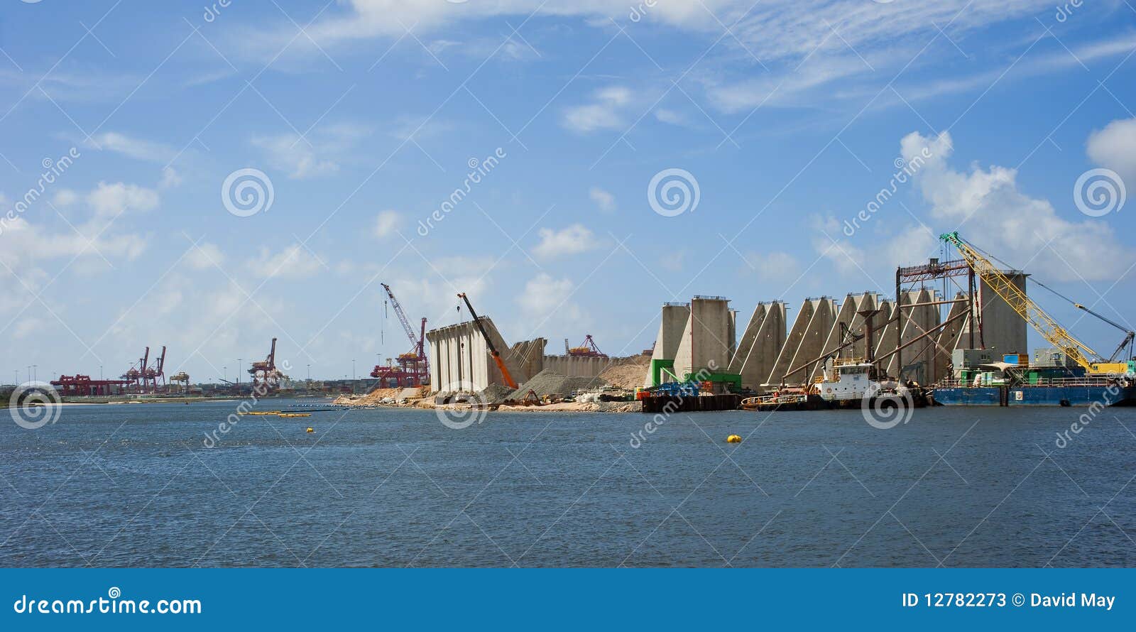 Waterfront construction stock image. Image of port, unfinished - 12782273