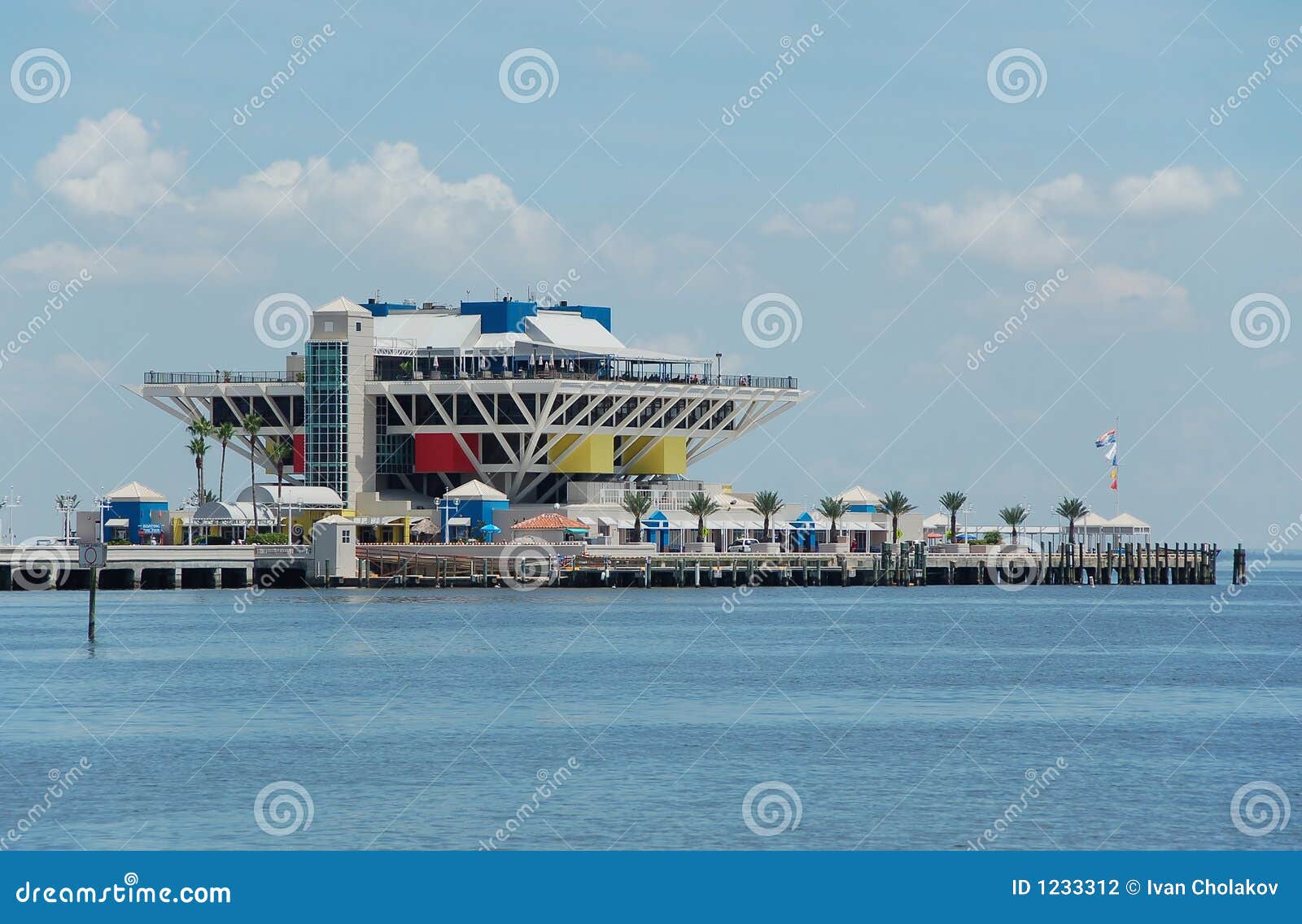 Waterfront Entertainment Complex Stock Photo - Image of landmark ...