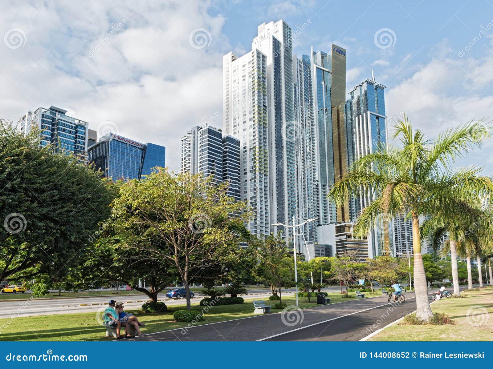 Skyline Of Panama City With Modern High-rise Buildings Stretching ...