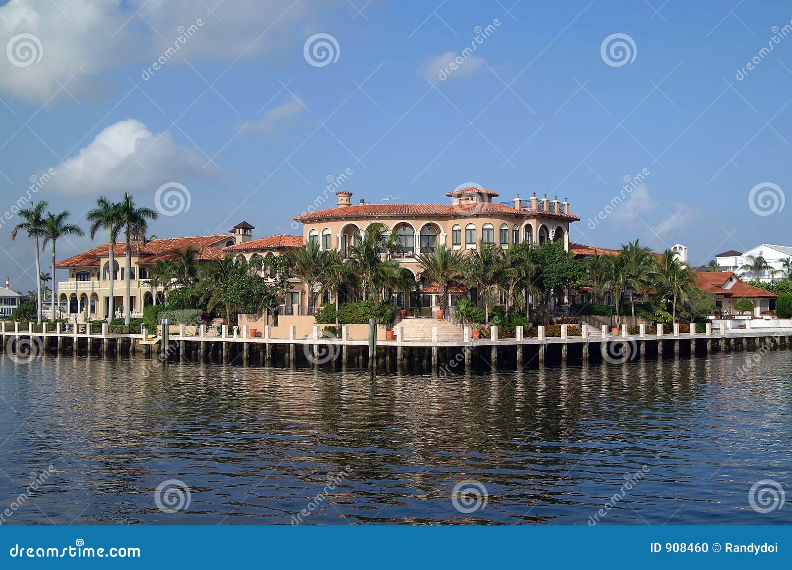 Waterfront House stock photo. Image of fort, luxurious - 908460