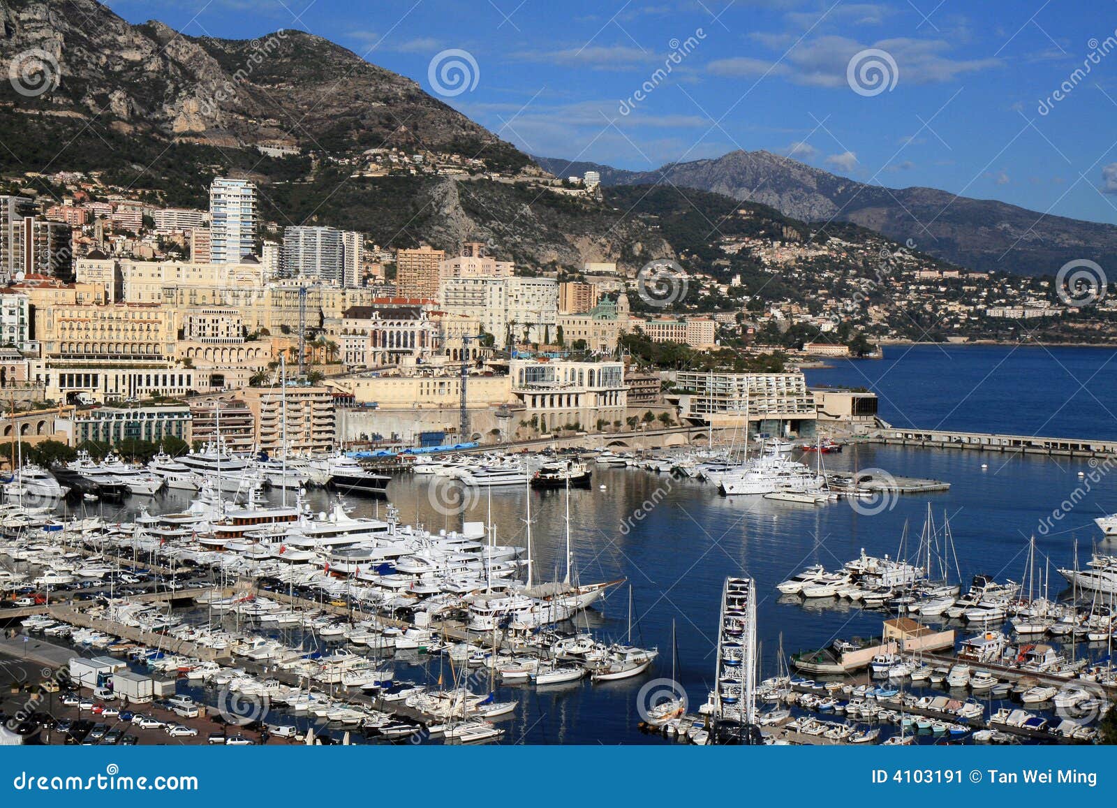 Waterfront of Monte Carlo in Monaco Stock Image - Image of coastal ...