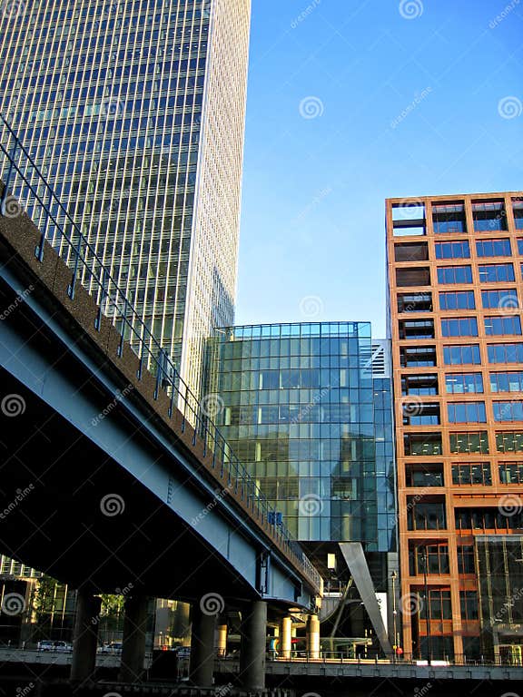 Waterfront Office Buildings Stock Photo - Image of workplace ...