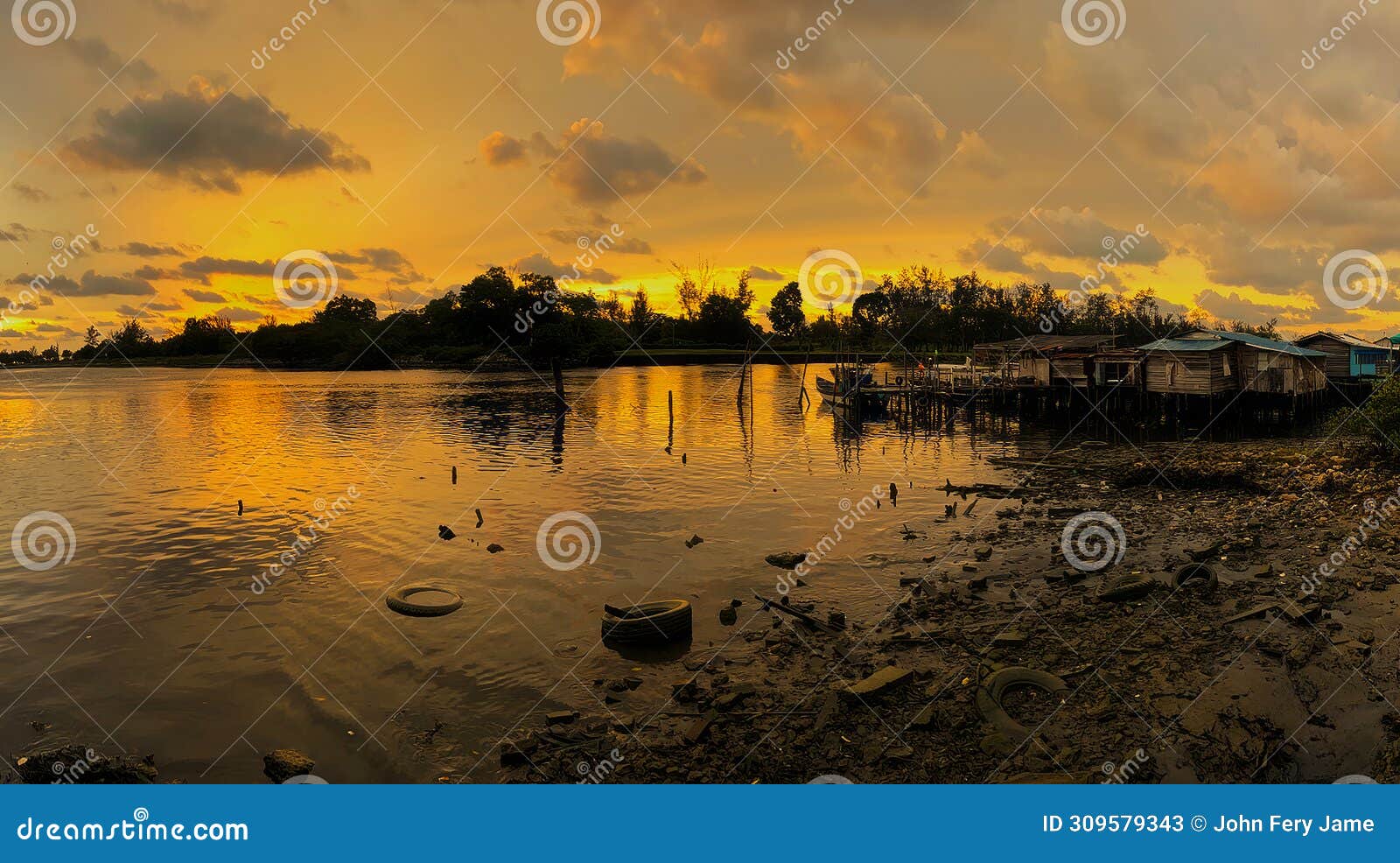 Waterfront, Piasau, Miri, Sarawak Stock Image - Image of miri, sarawak ...