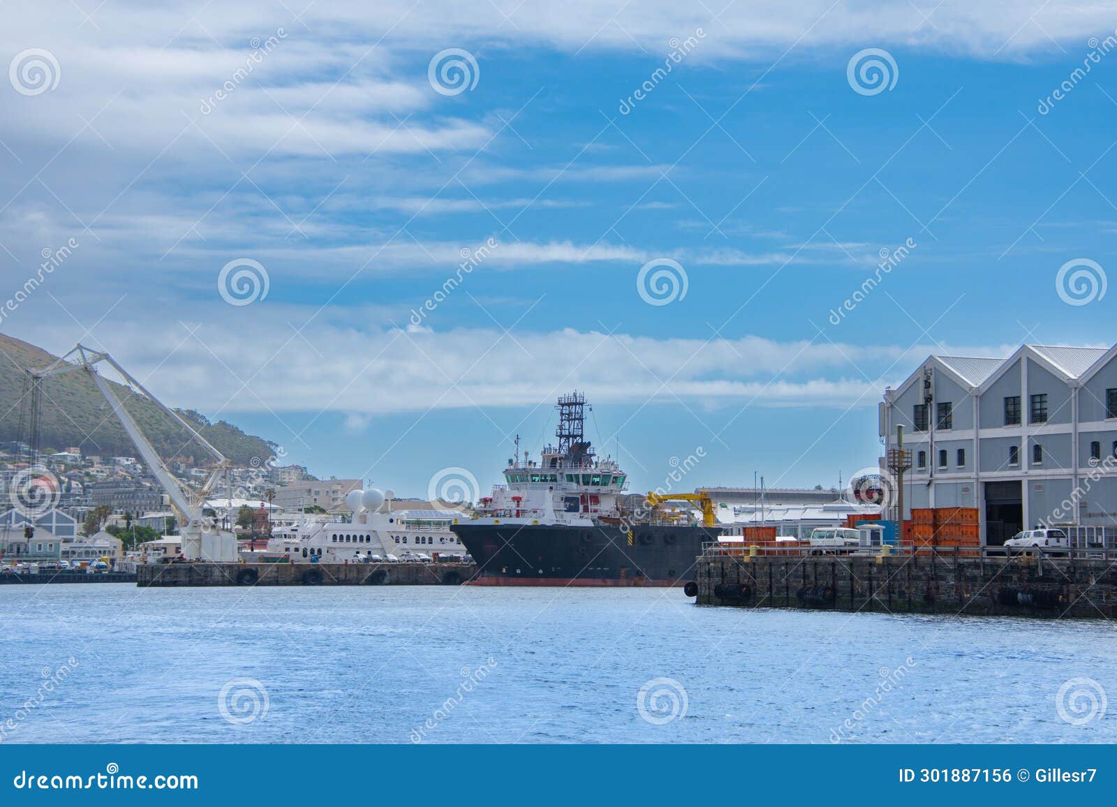 The Waterfront, a Pretty District of Cape Town Stock Photo - Image of ...