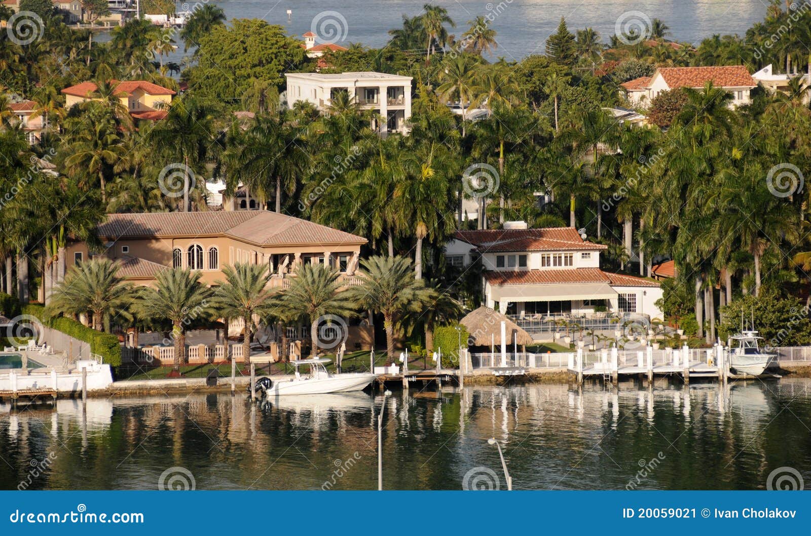 Waterfront real estate stock image. Image of florida - 20059021