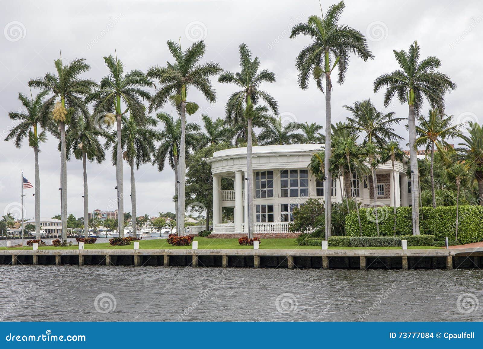 Waterfront real estate editorial stock image. Image of residential ...