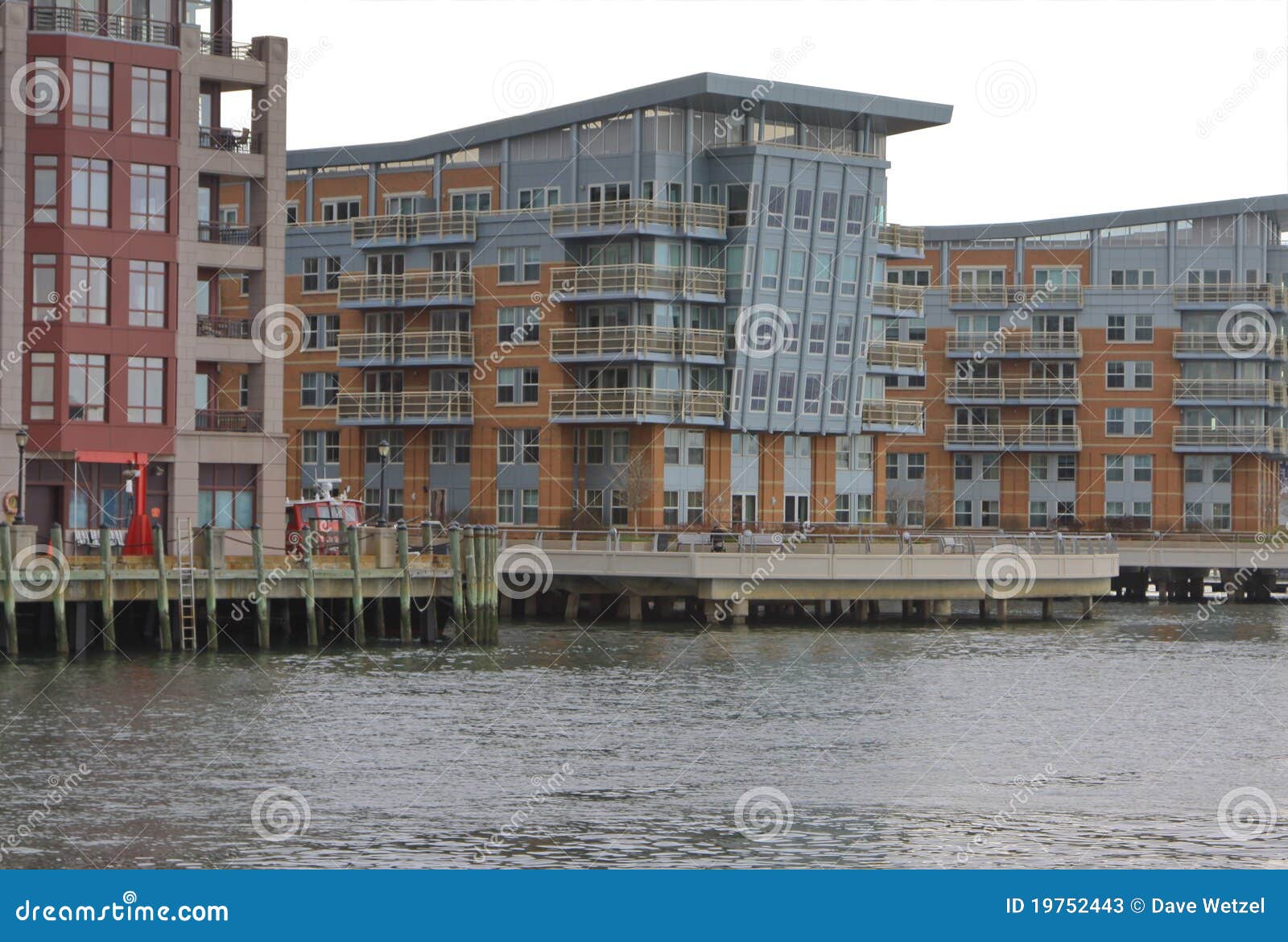 Waterfront residence stock image. Image of exterior, residence - 19752443