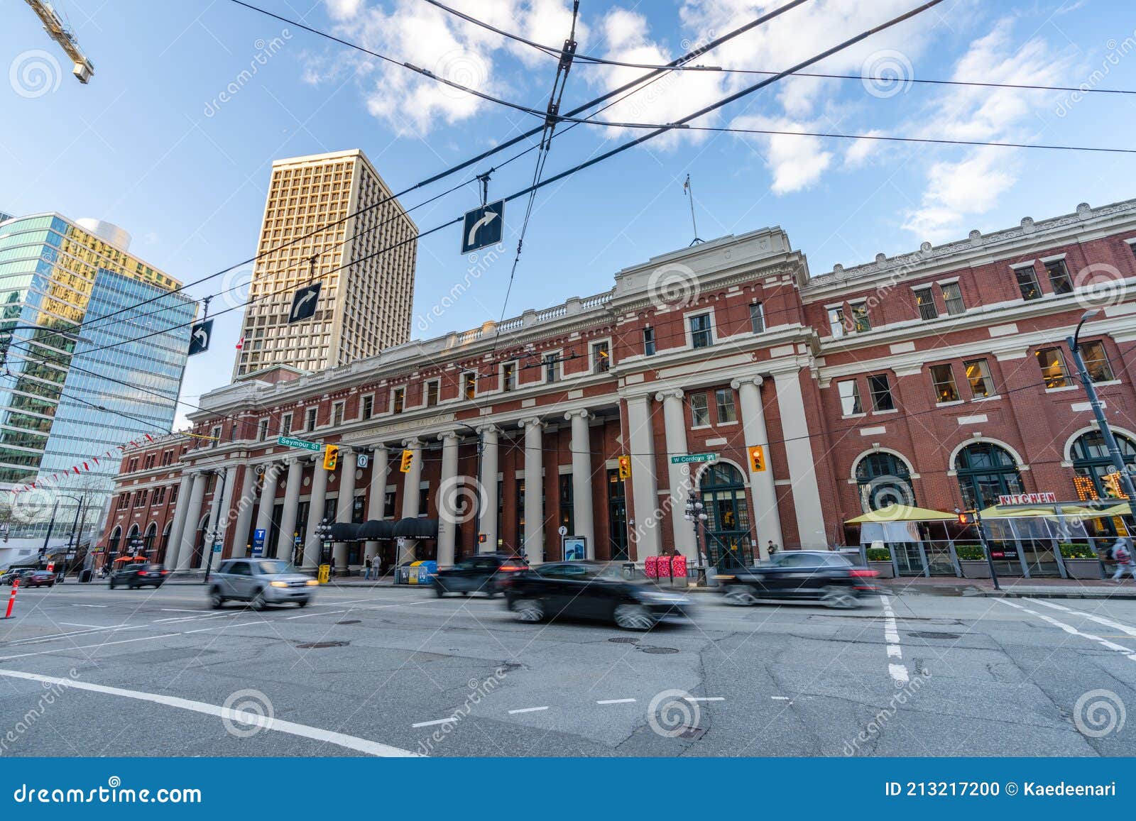 The Waterfront Station. Vancouver, Canada. Editorial Image - Image of ...
