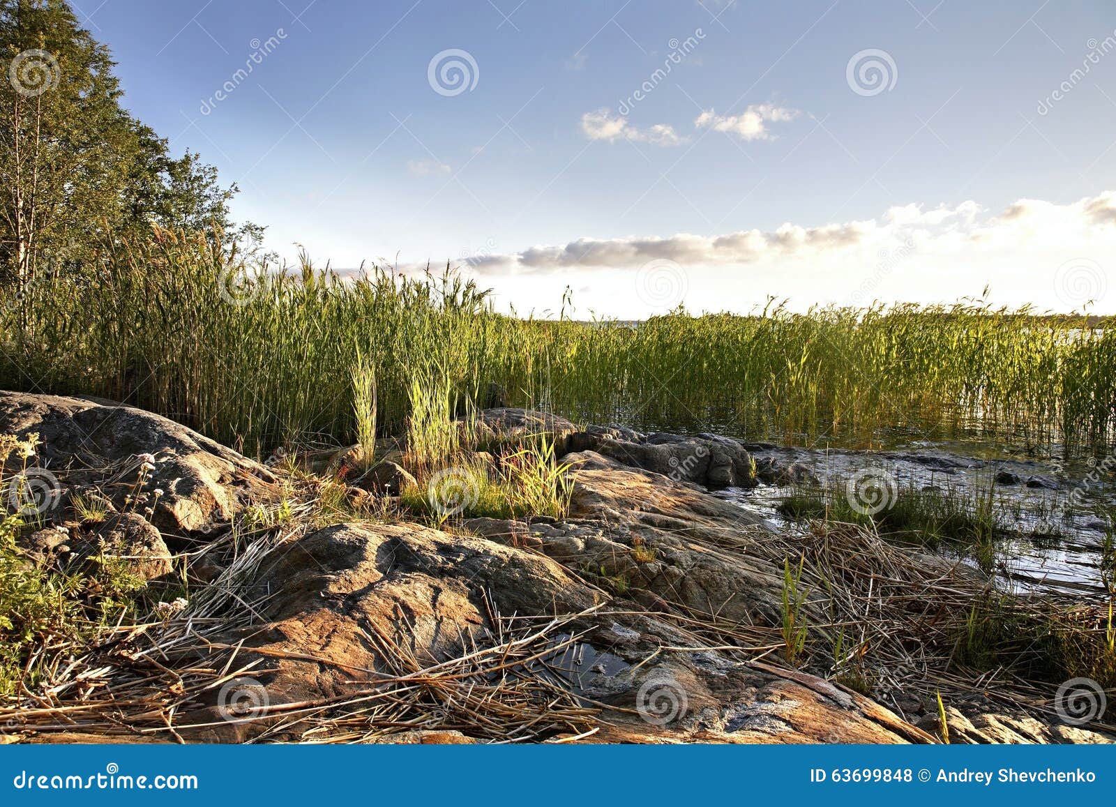 Waterfront in Vaasa Town. Finland Stock Photo - Image of shore ...