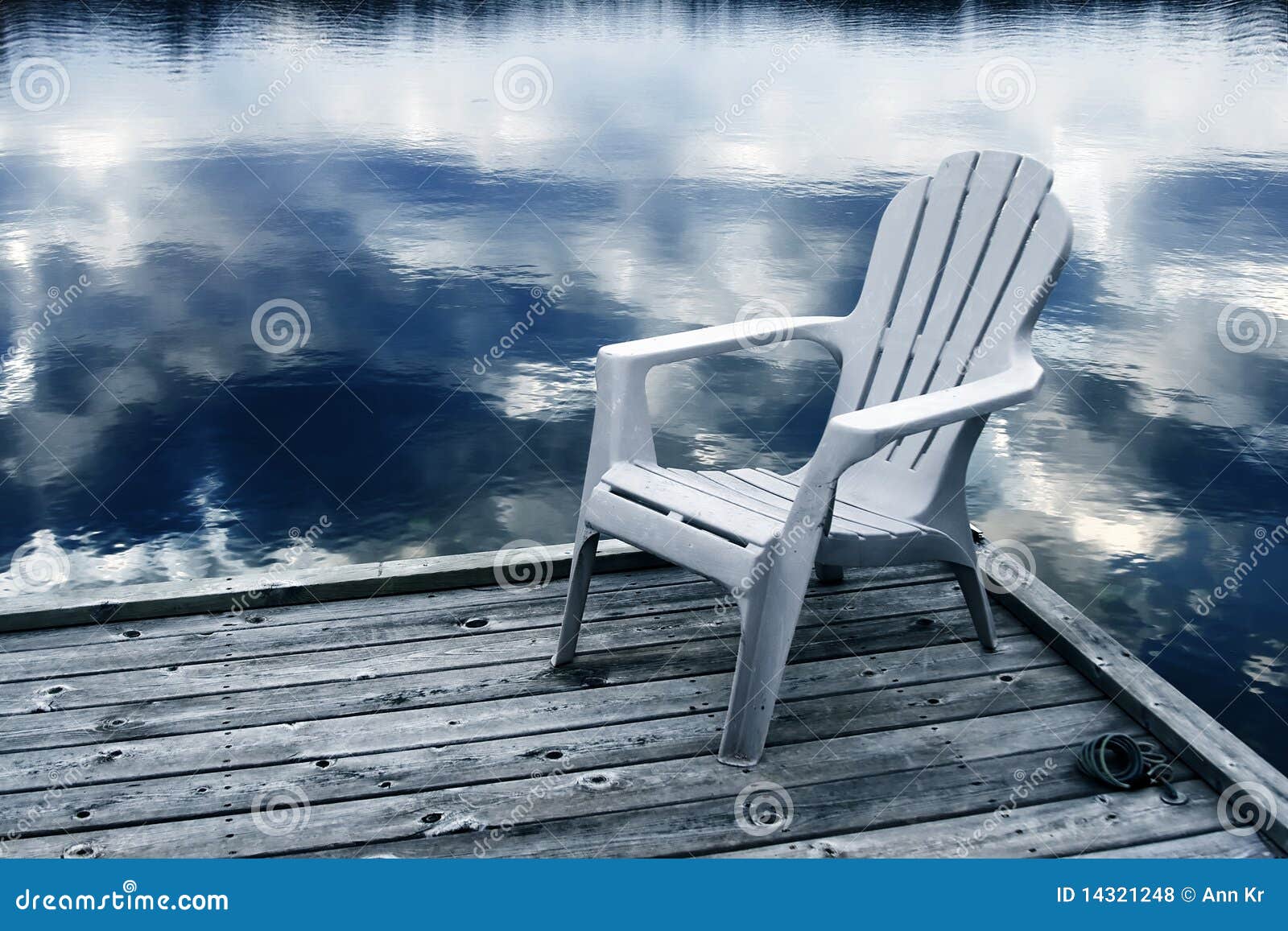 Waterfront view toned blue stock photo. Image of rest - 14321248