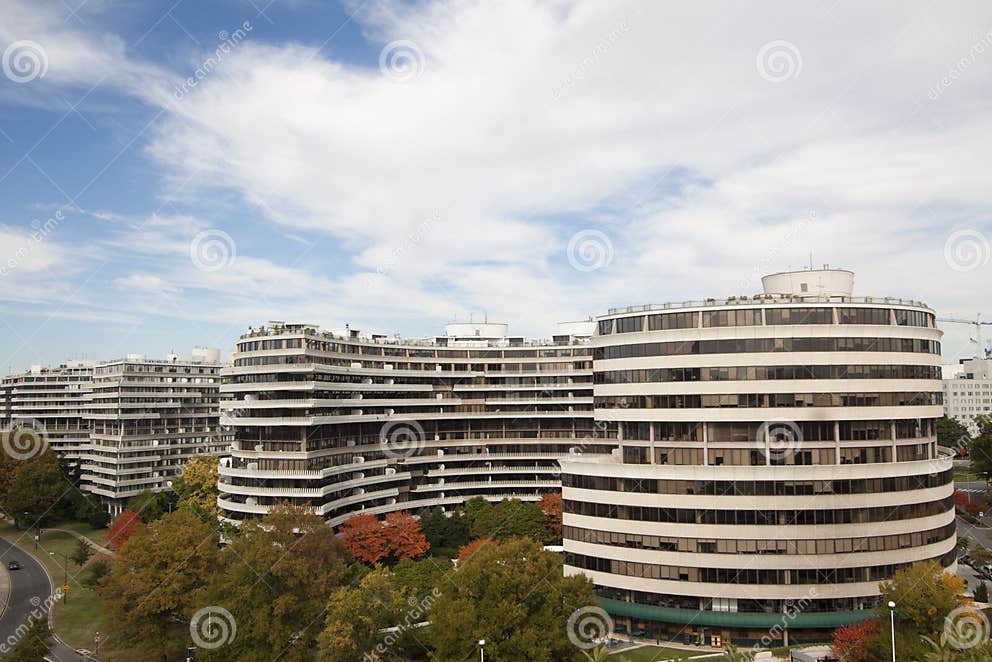 Watergate Complex, Washington DC Stock Image - Image of washington ...