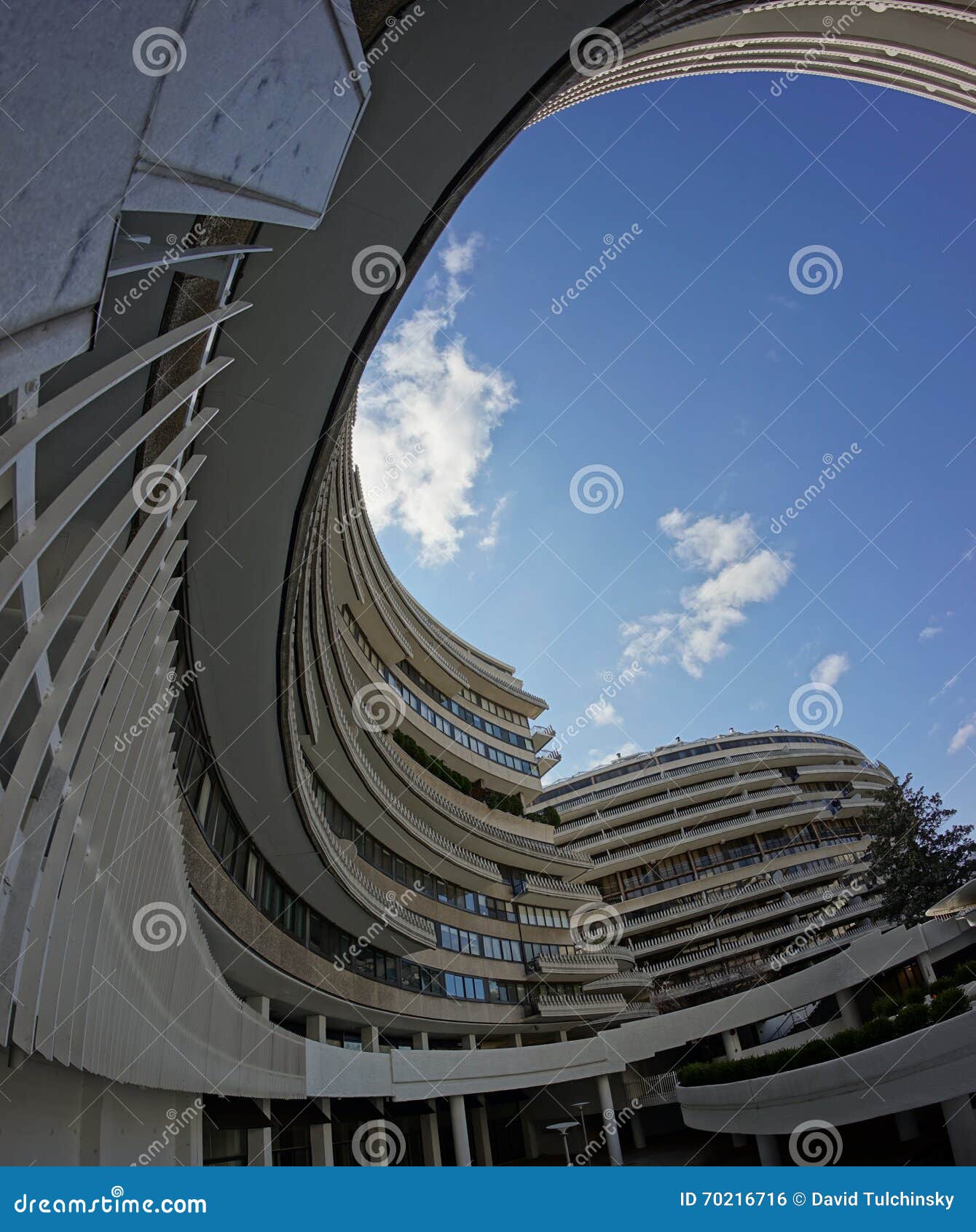Watergate Complex - Washington DC Editorial Photo - Image of line ...
