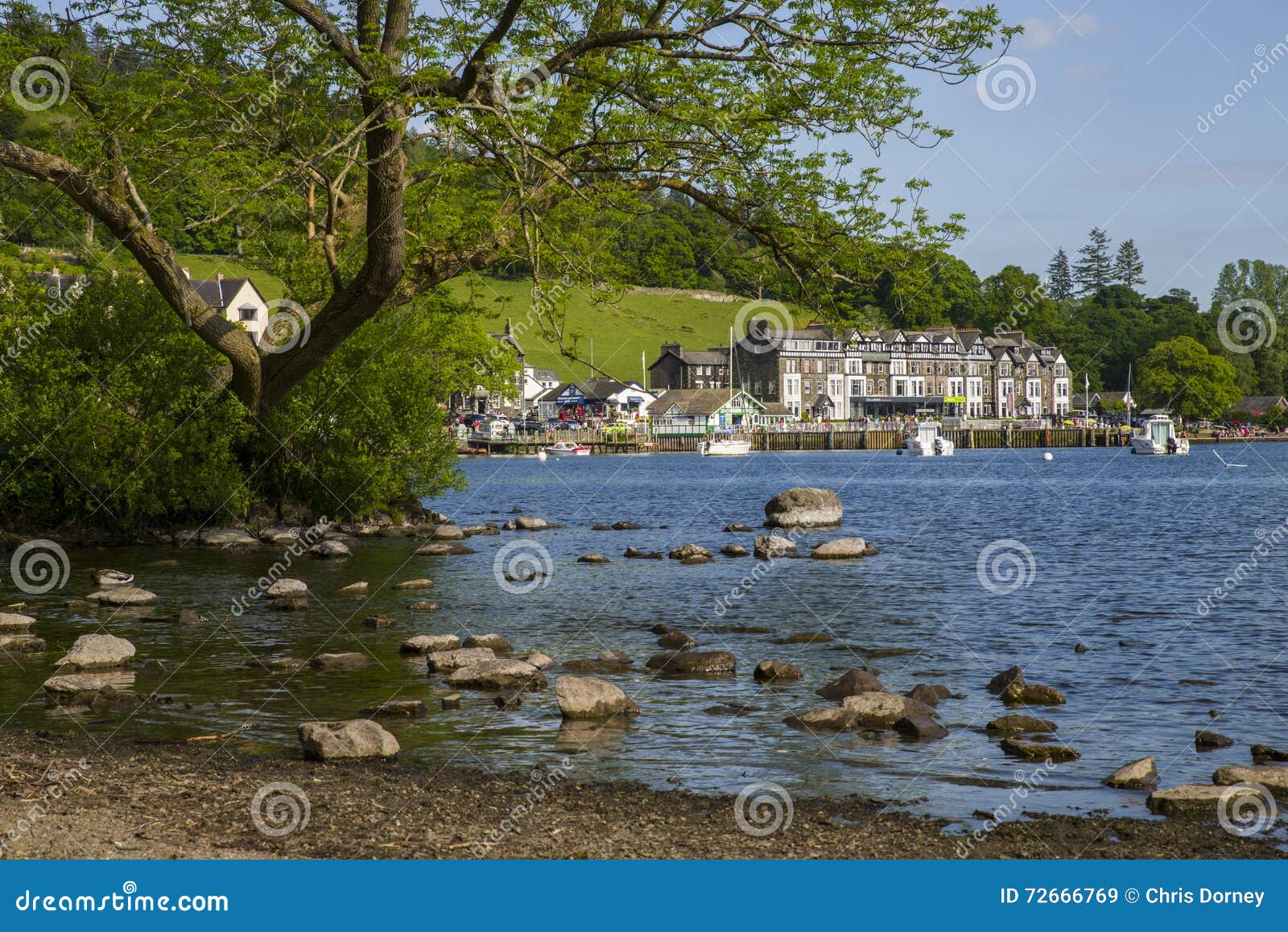 Waterhead Sur Le Lac Windermere Image stock éditorial - Image du ...