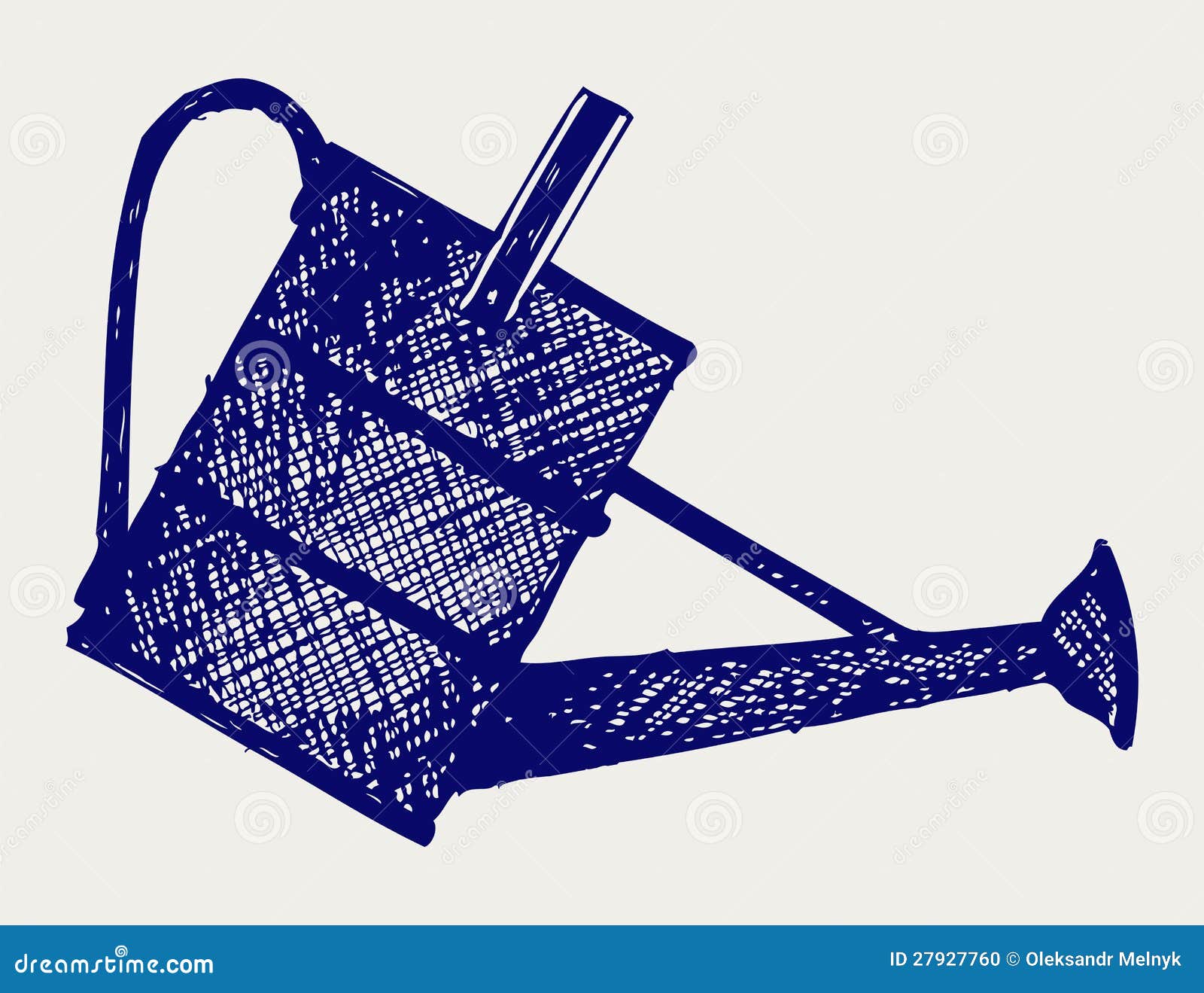 Watering can. Doodle style stock vector. Illustration of fortune - 27927760