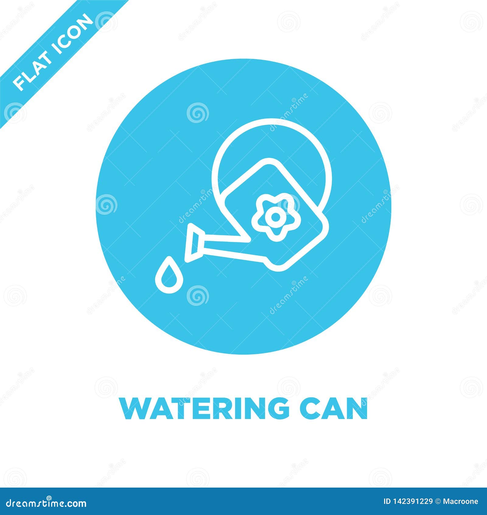 Watering Can Icon Vector from Seasons Collection. Thin Line Watering ...