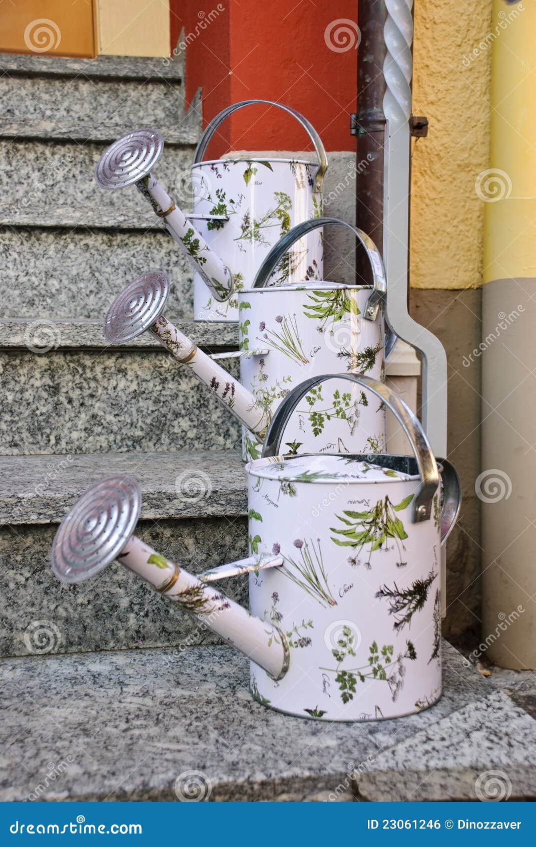 Watering cans stock photo. Image of house, metal, equipment - 23061246
