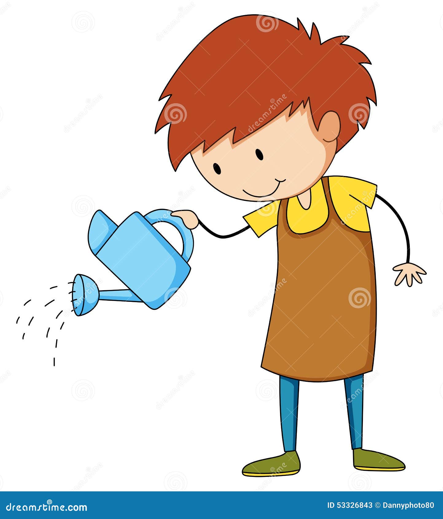 Watering stock vector. Illustration of graphic, drawing - 53326843