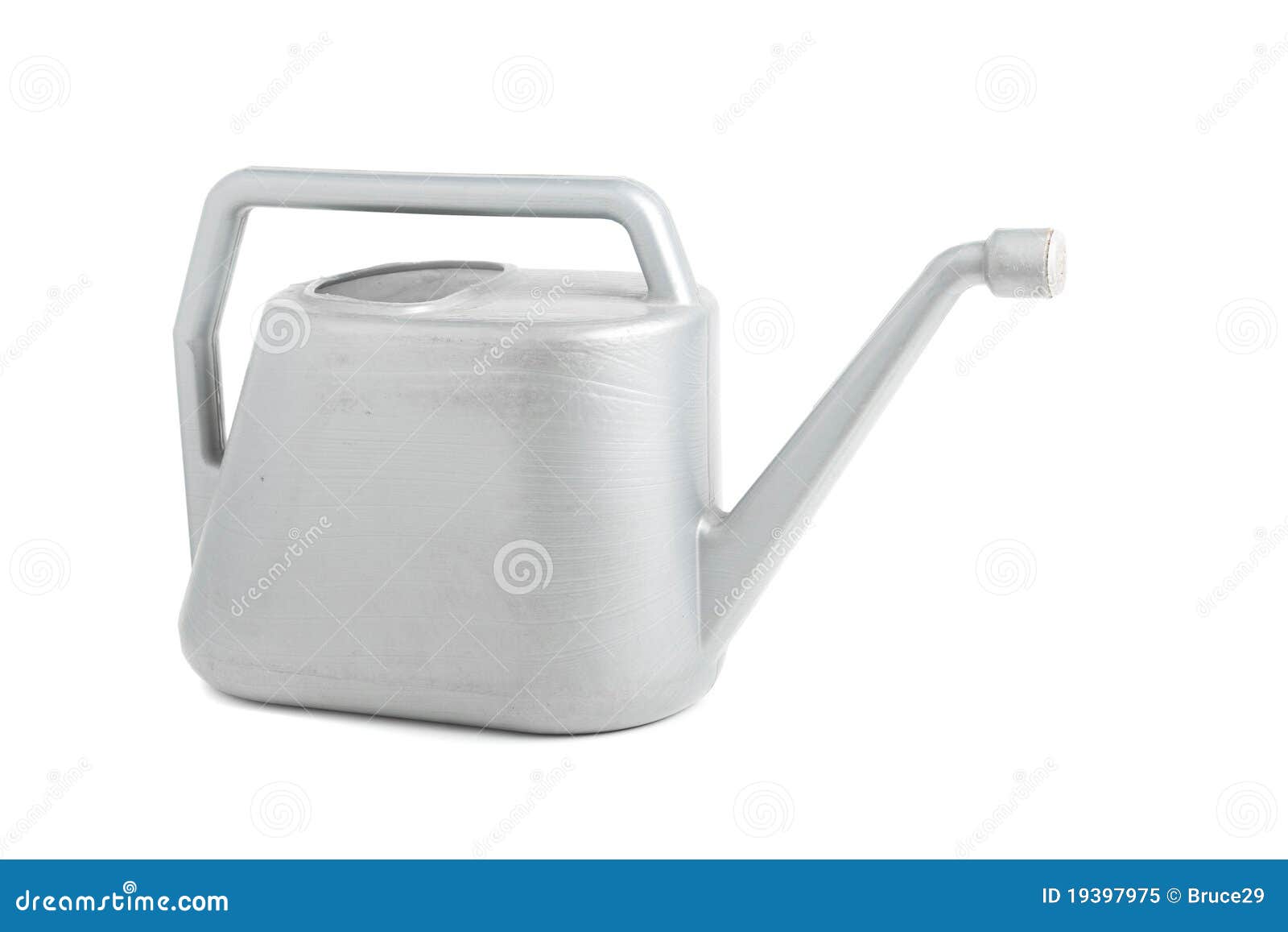 Watering On A White Background. Stock Image - Image of white, side ...