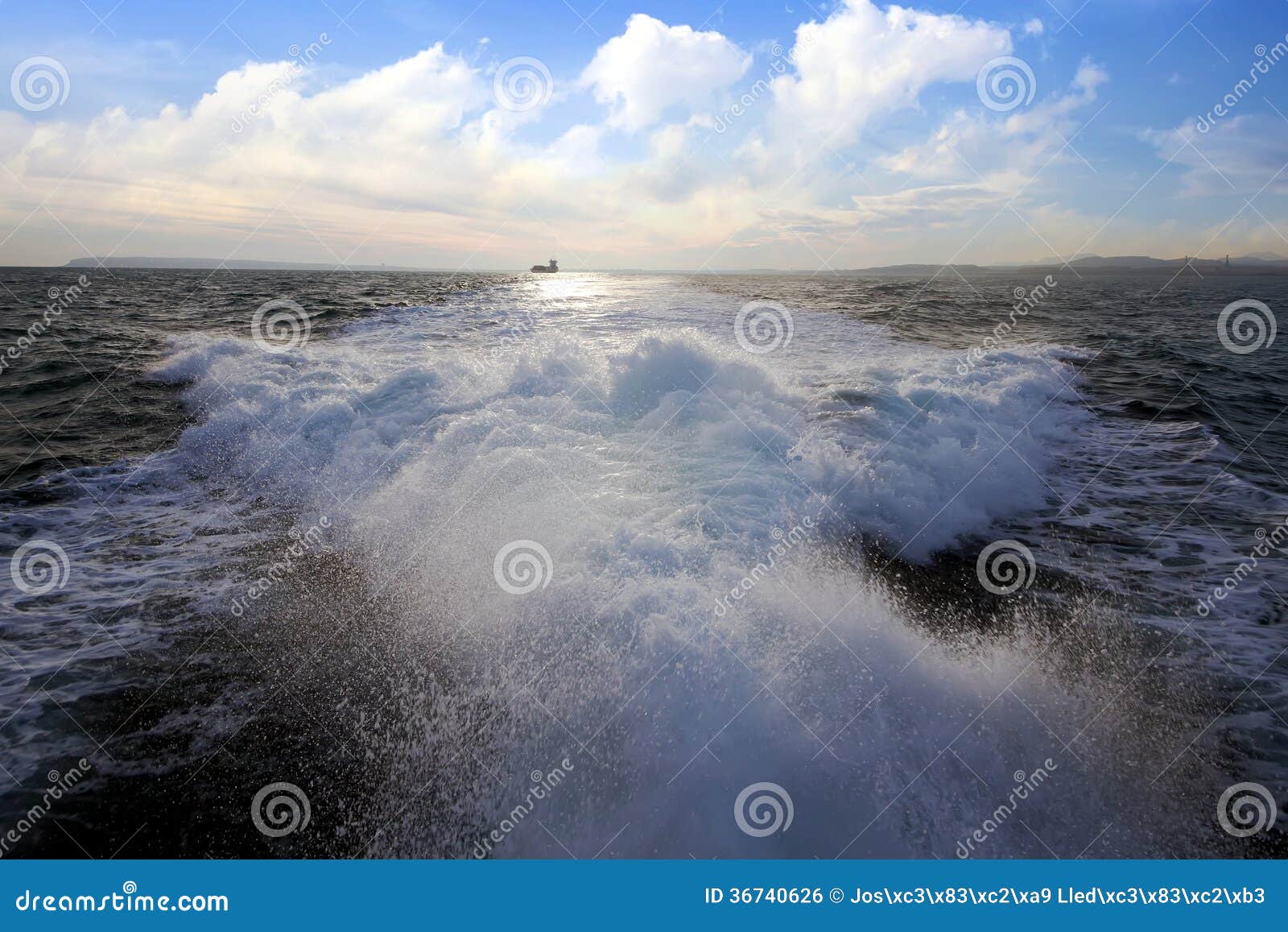 Waterjet stream stock photo. Image of rear, ocean, commuter - 36740626