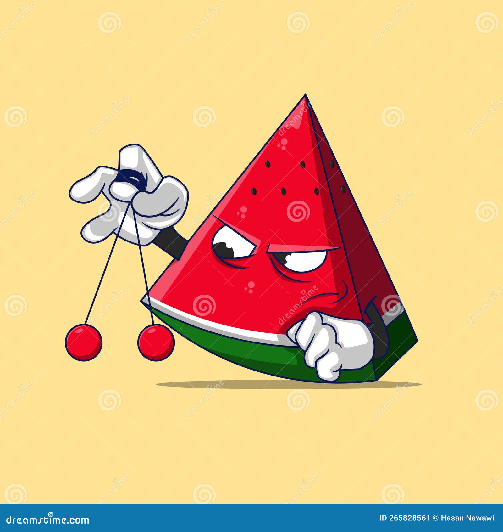 Waterlemon Illustration Vector Stock Vector - Illustration of design ...