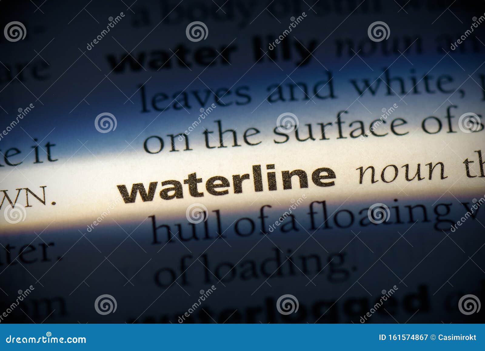 Waterline stock image. Image of learn, page, highlight - 161574867