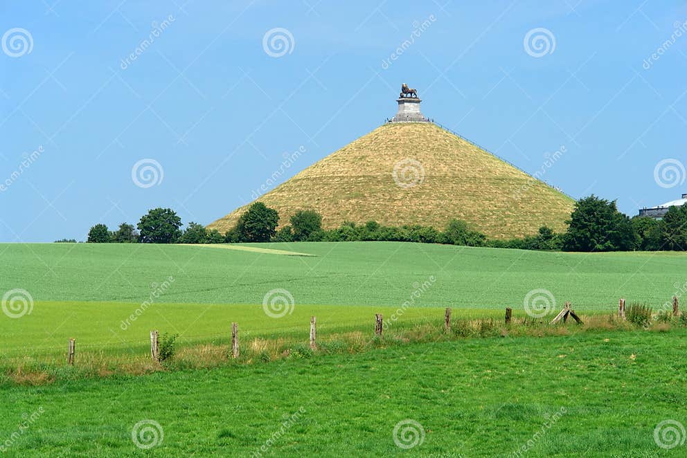 Waterloo battle-field. stock image. Image of france, agriculture - 1148469